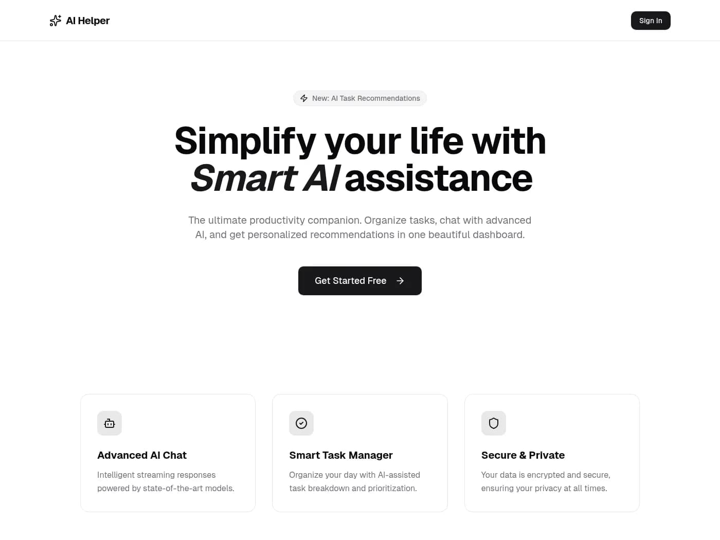 AI Helper App