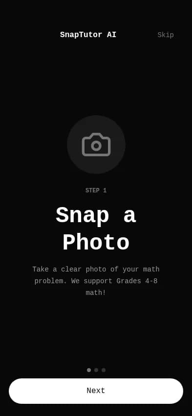 SnapTutor AI