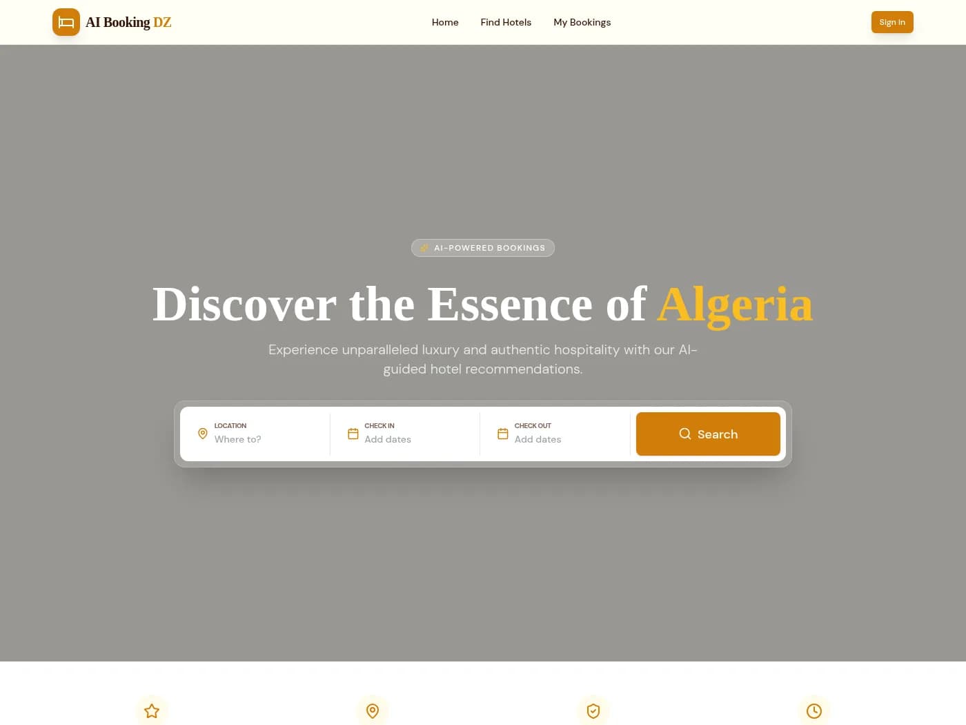 AI Hotel Booking DZ