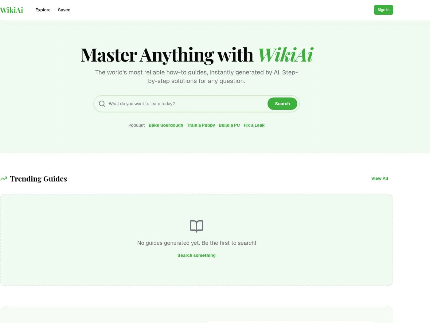 AI How-To Search Engine