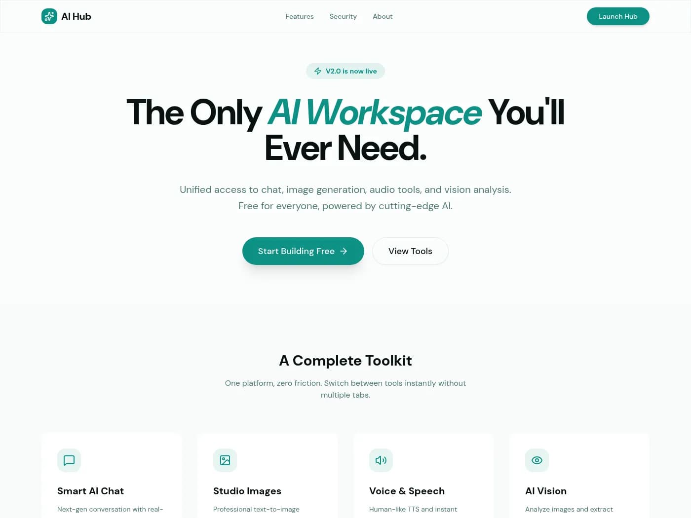 All-in-One AI Hub