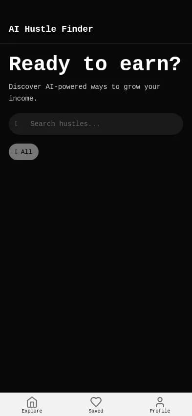 AI Hustle Finder
