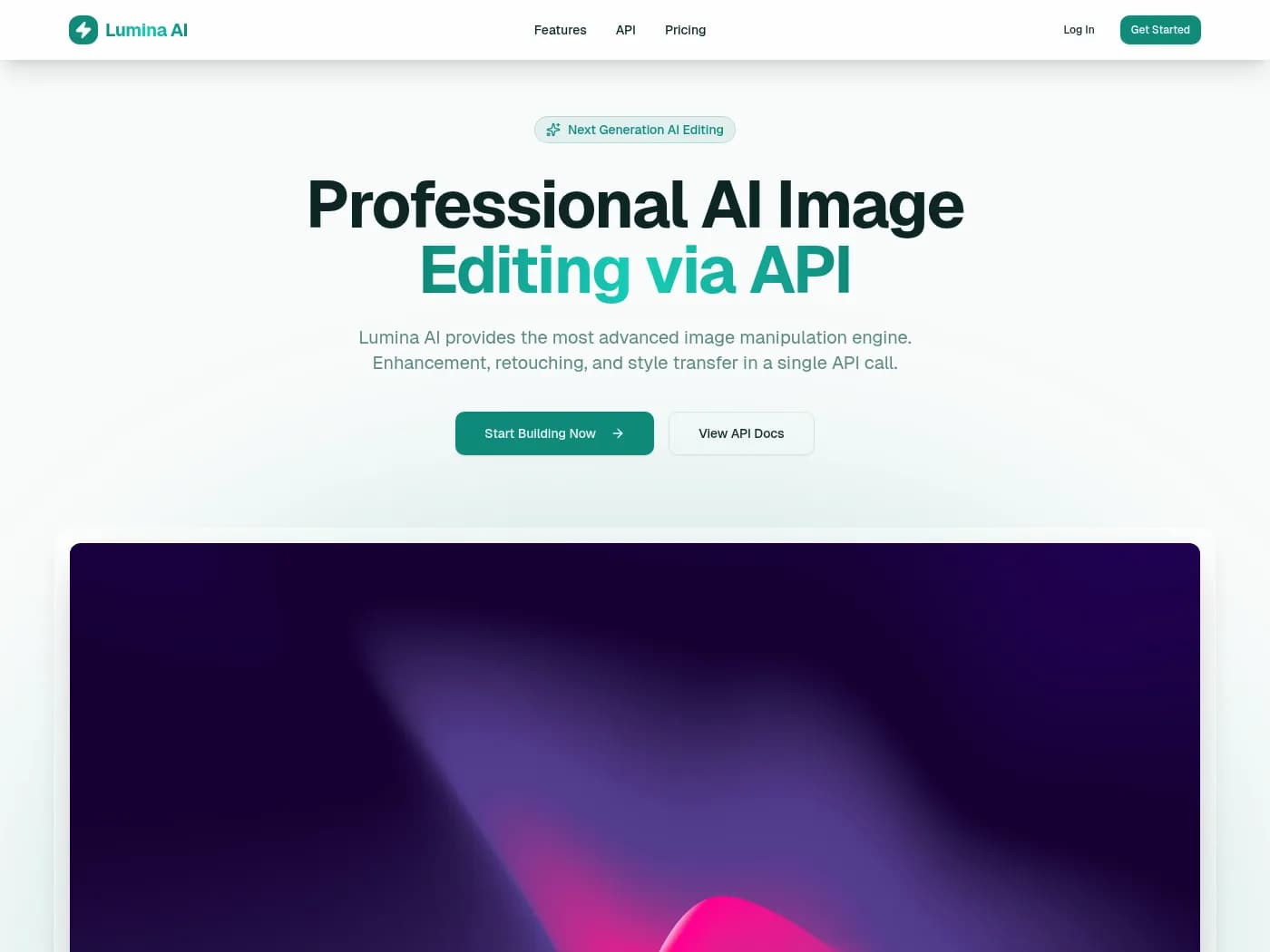 AI Image Editor API