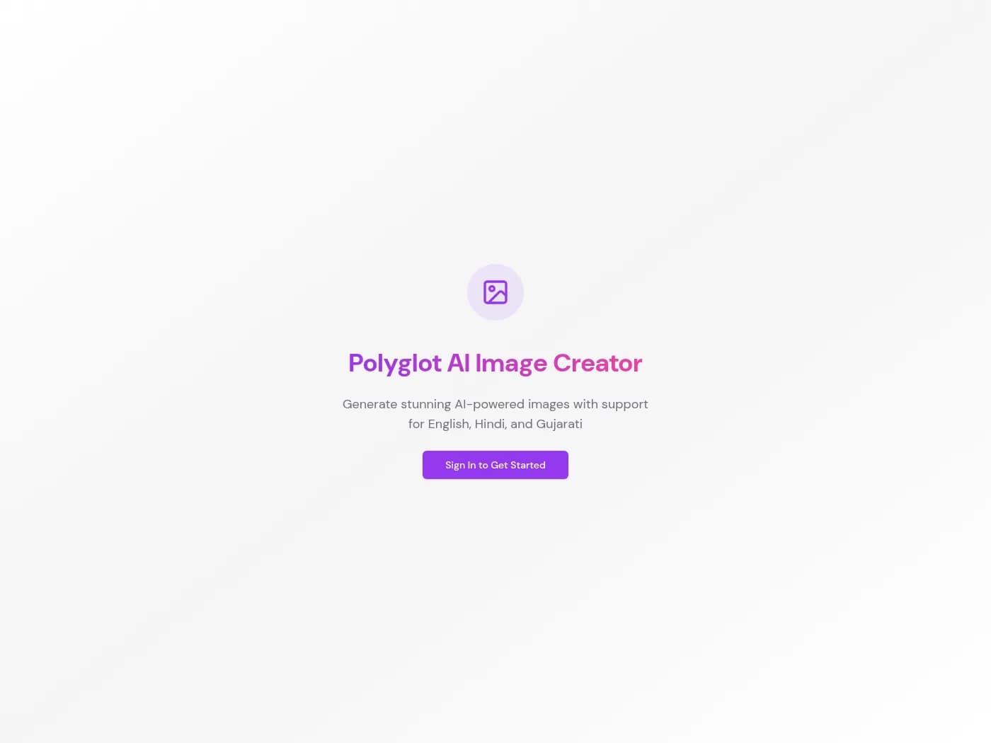 Polyglot AI Image Creator