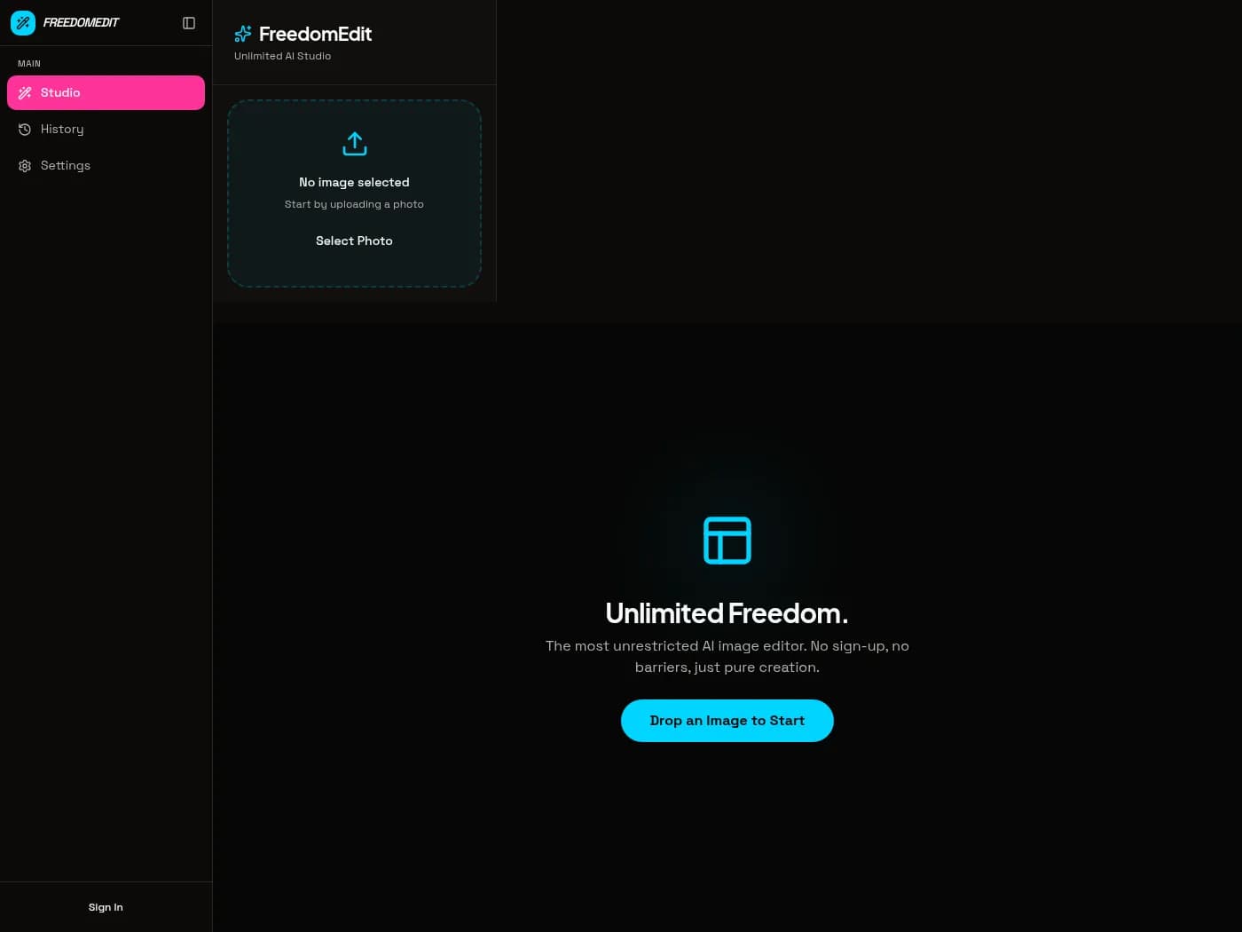 FreedomEdit AI Studio