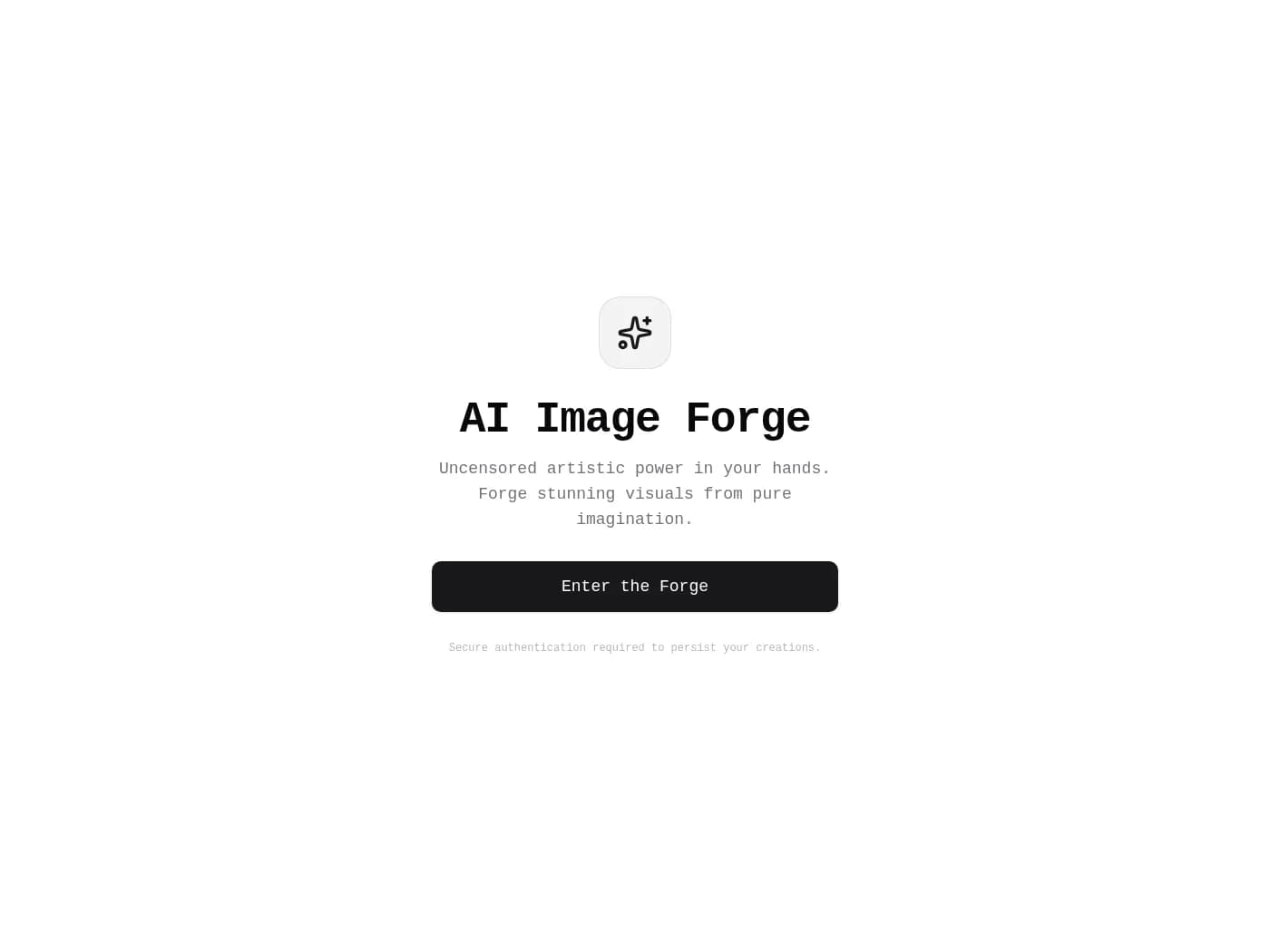 Uncensored AI Image Forge