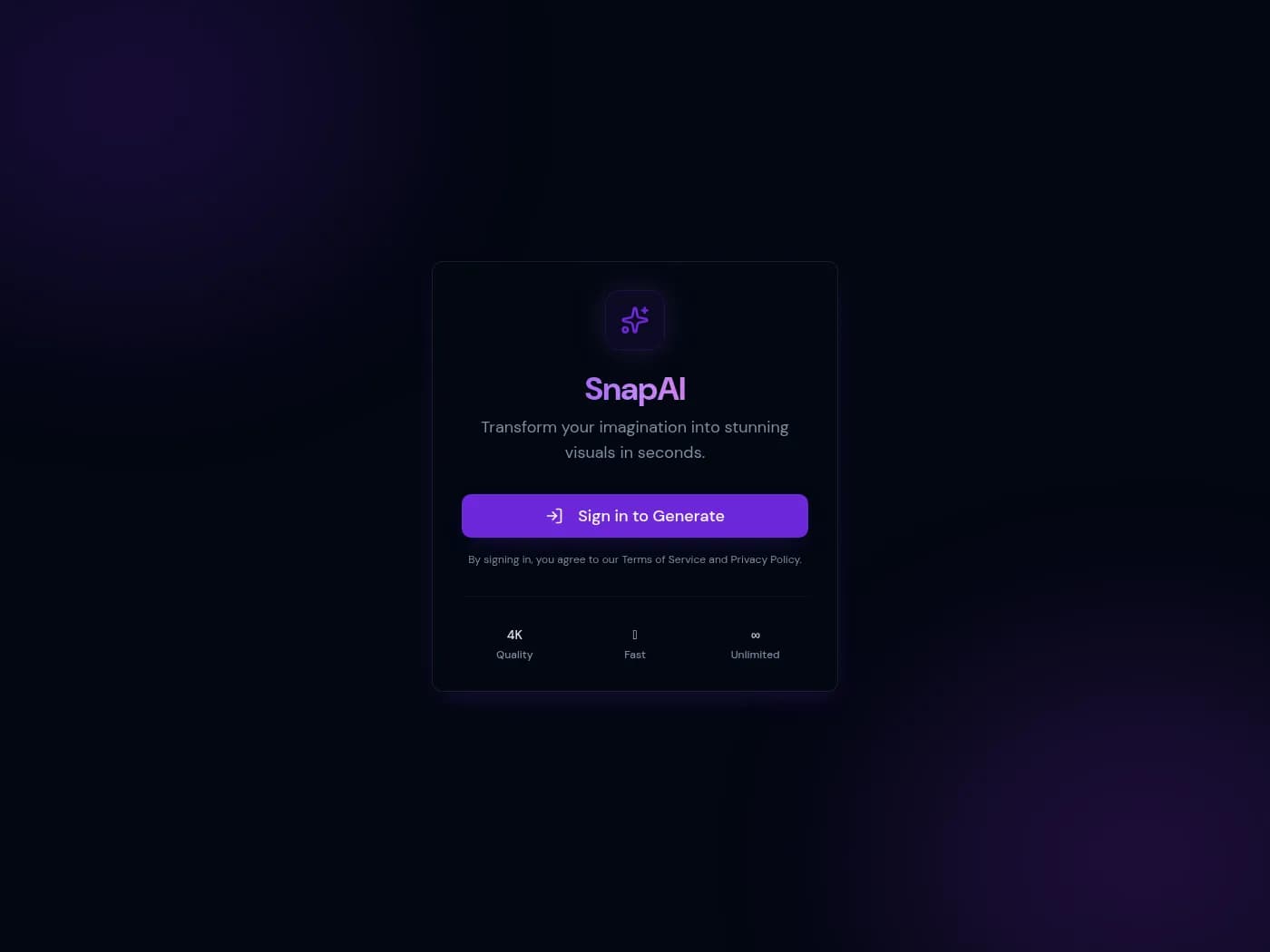 SnapAI Image Generator