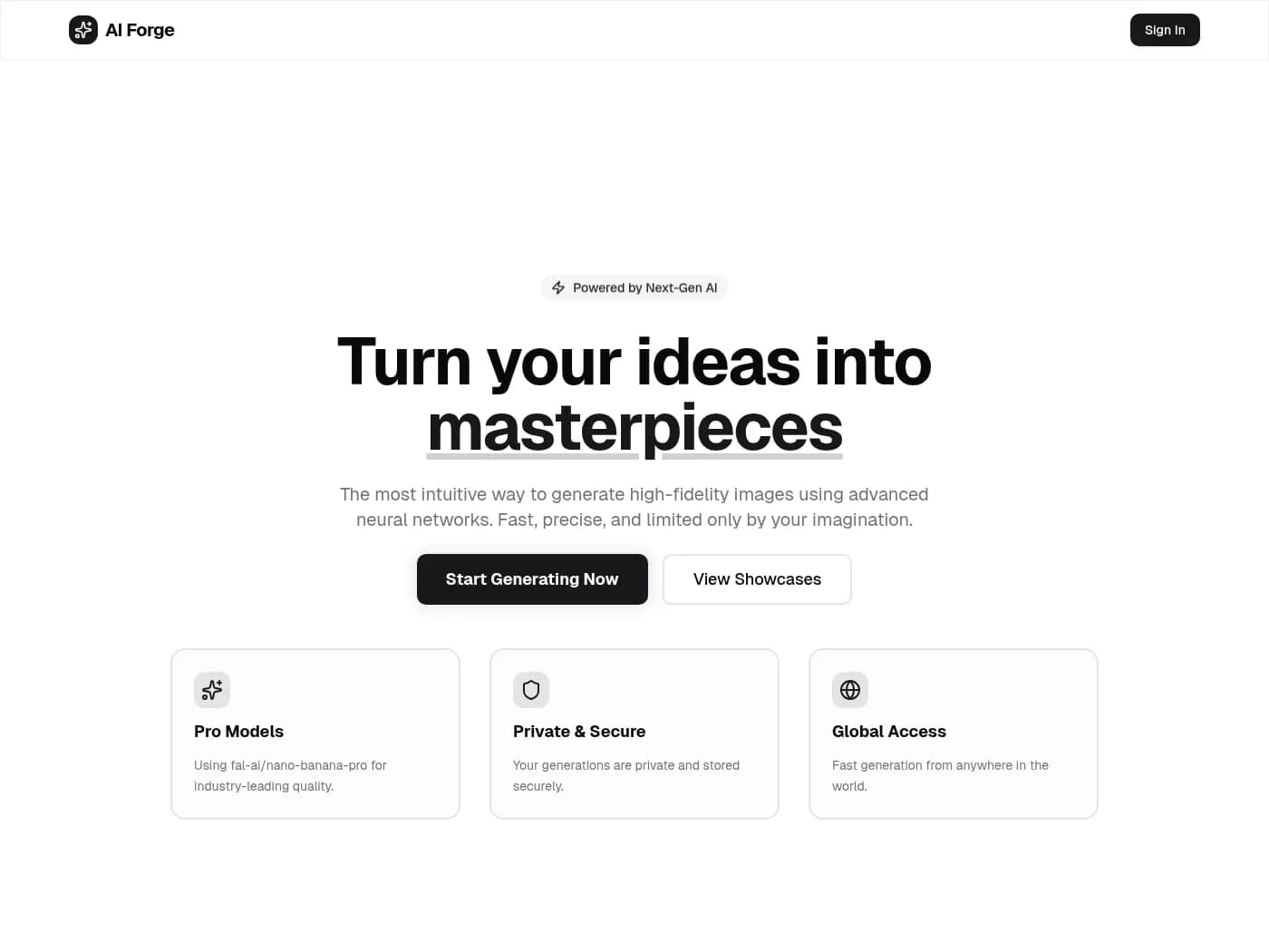 AI Image Forge