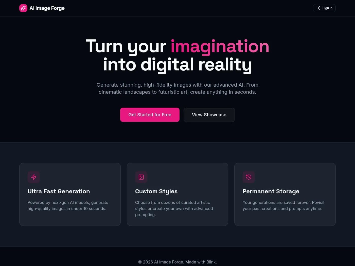 AI Image Forge