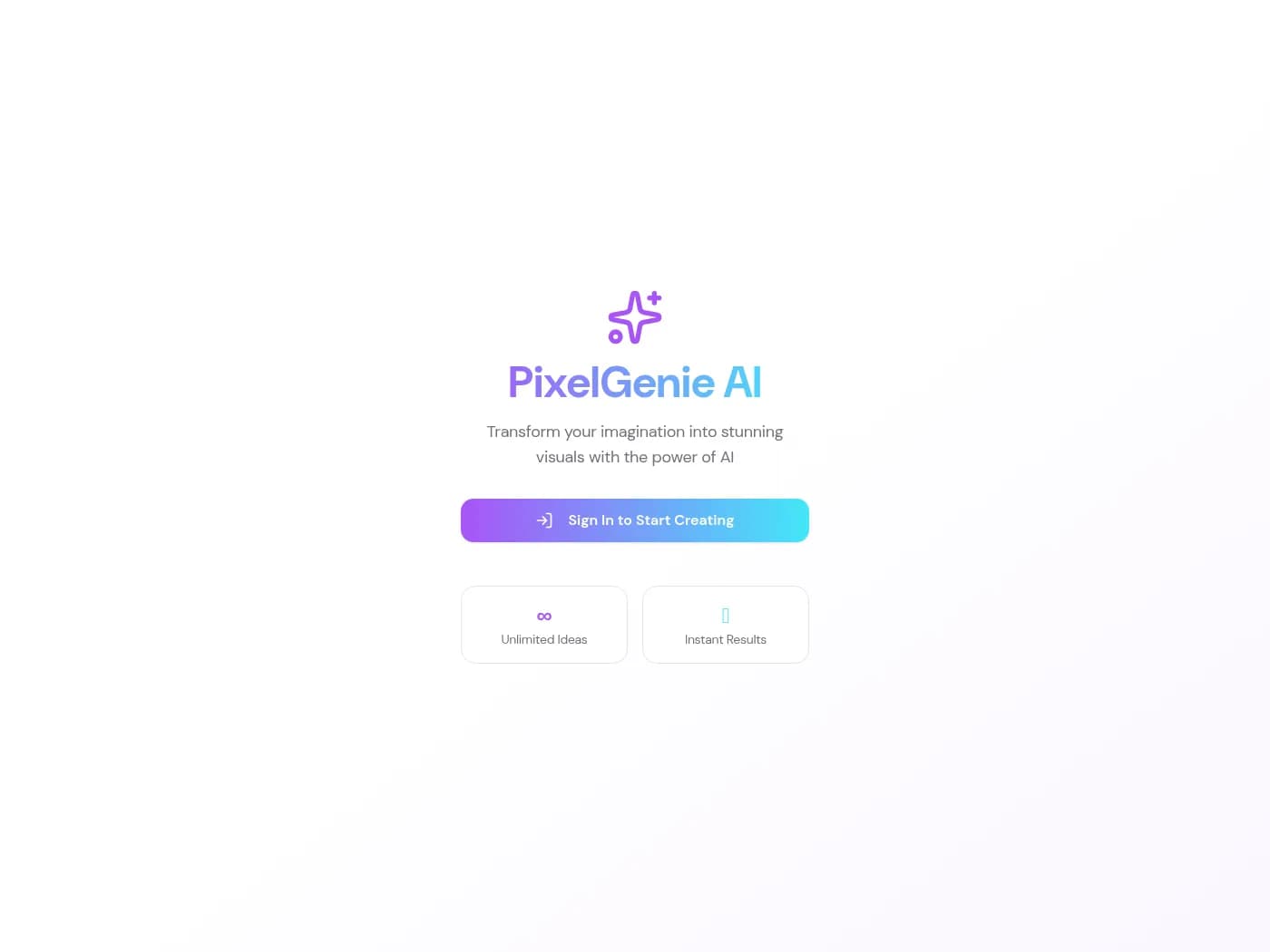PixelGenie AI Generator