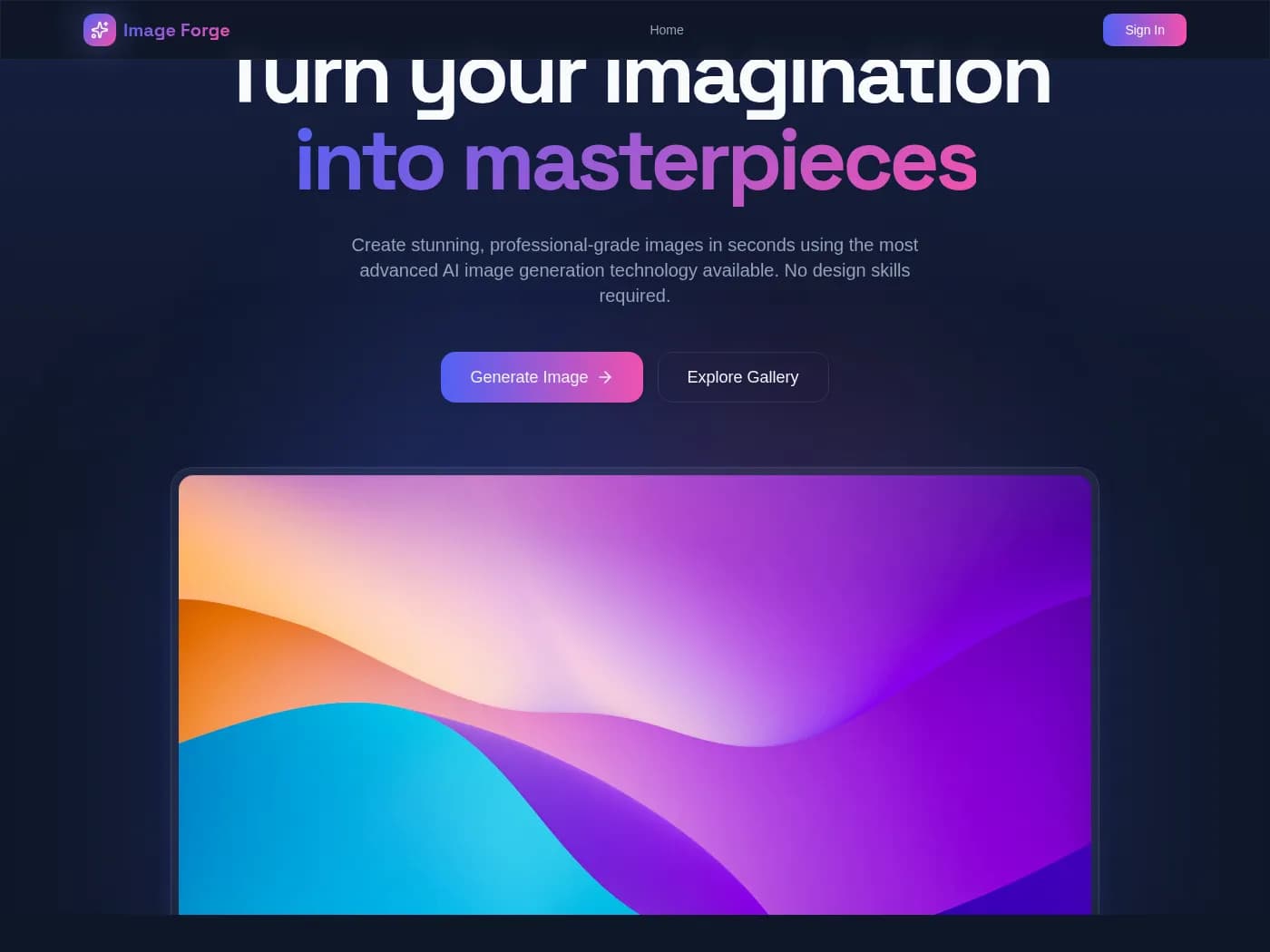 AI Image Forge