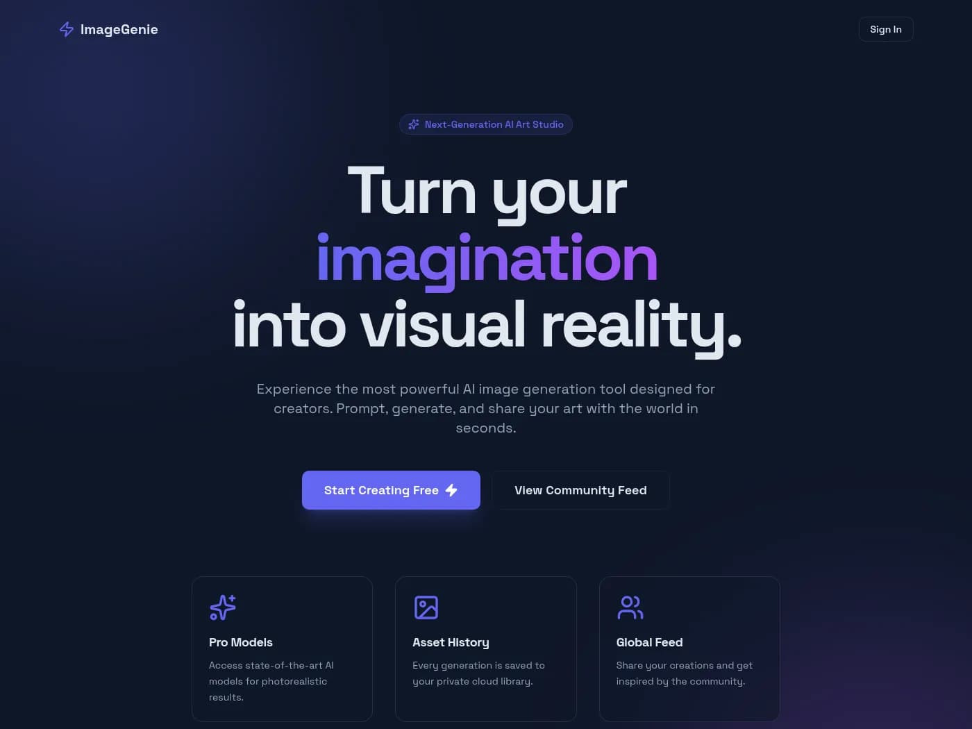 ImageGenie AI