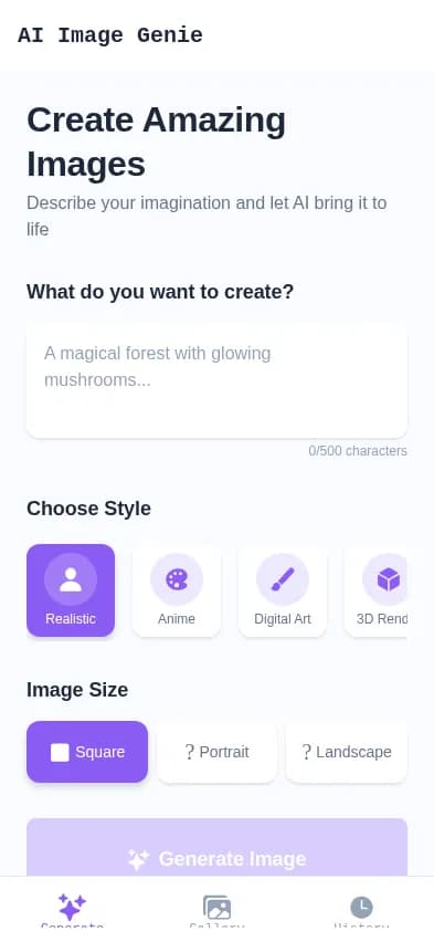 AI Image Genie