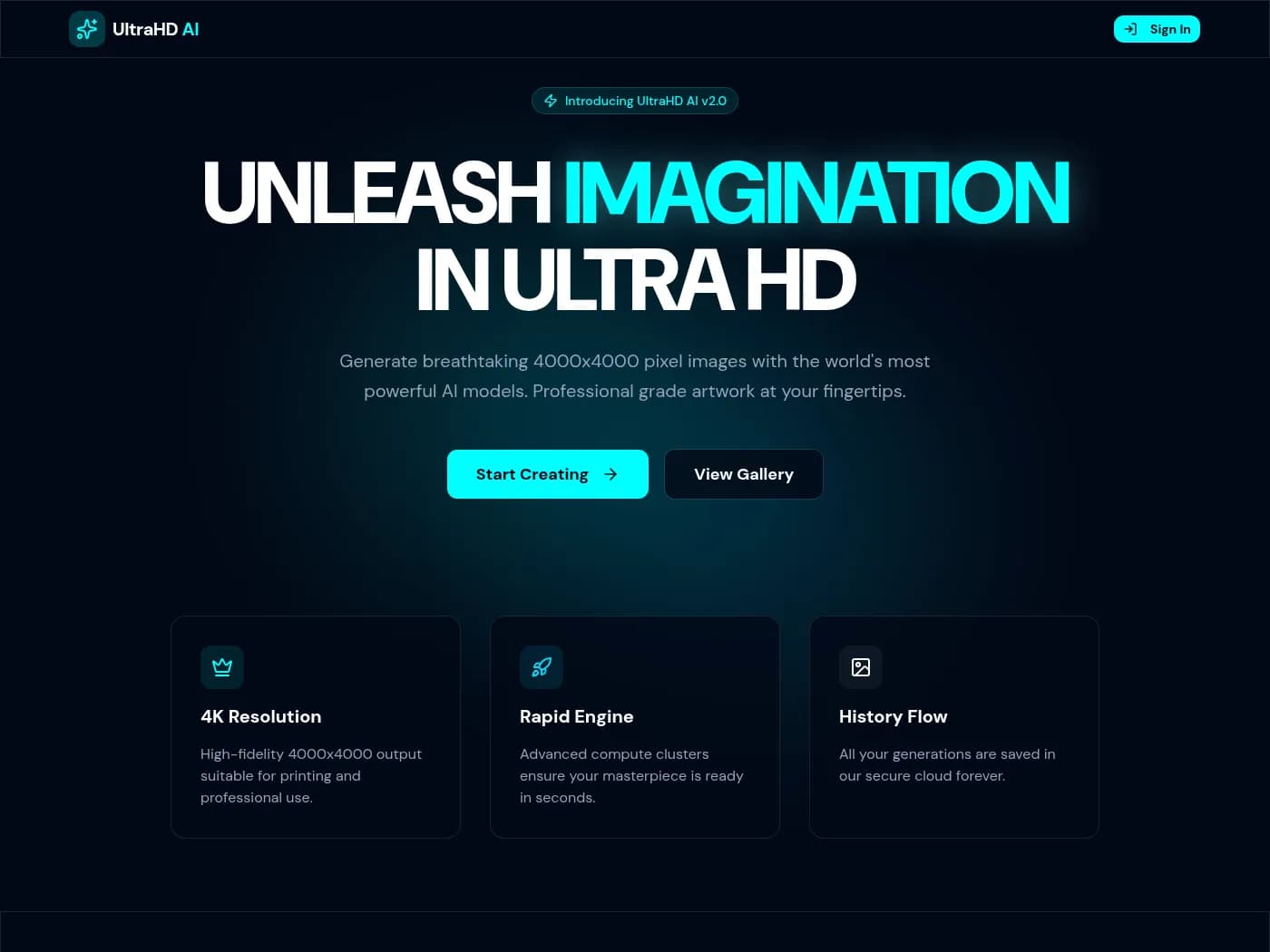 UltraHD AI Image Maker