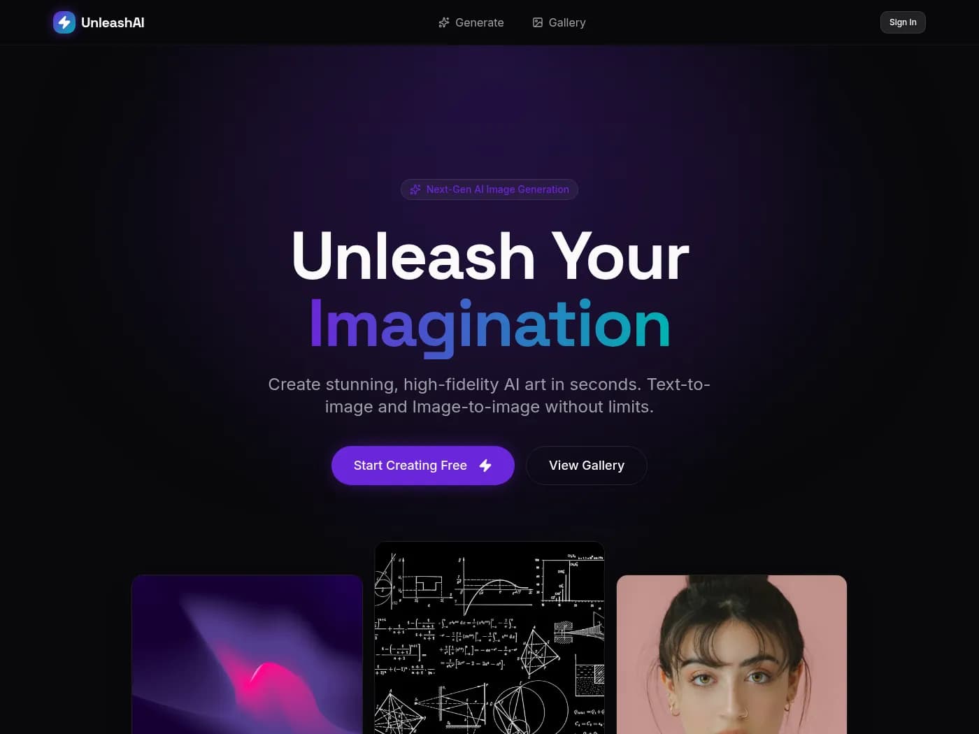 UnleashAI Image Playground