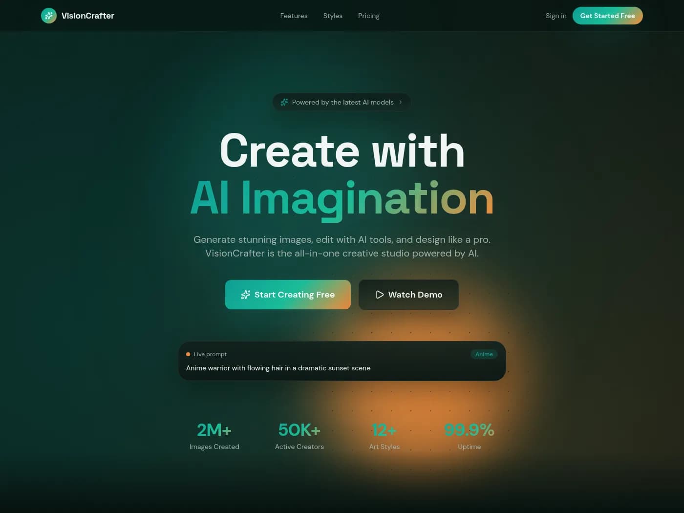VisionCrafter AI Studio