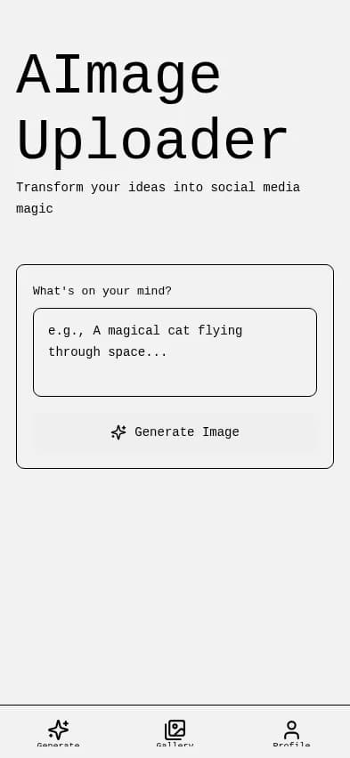 AImage Uploader