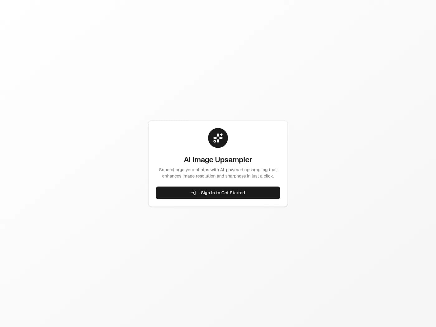 AI Image Upsampler