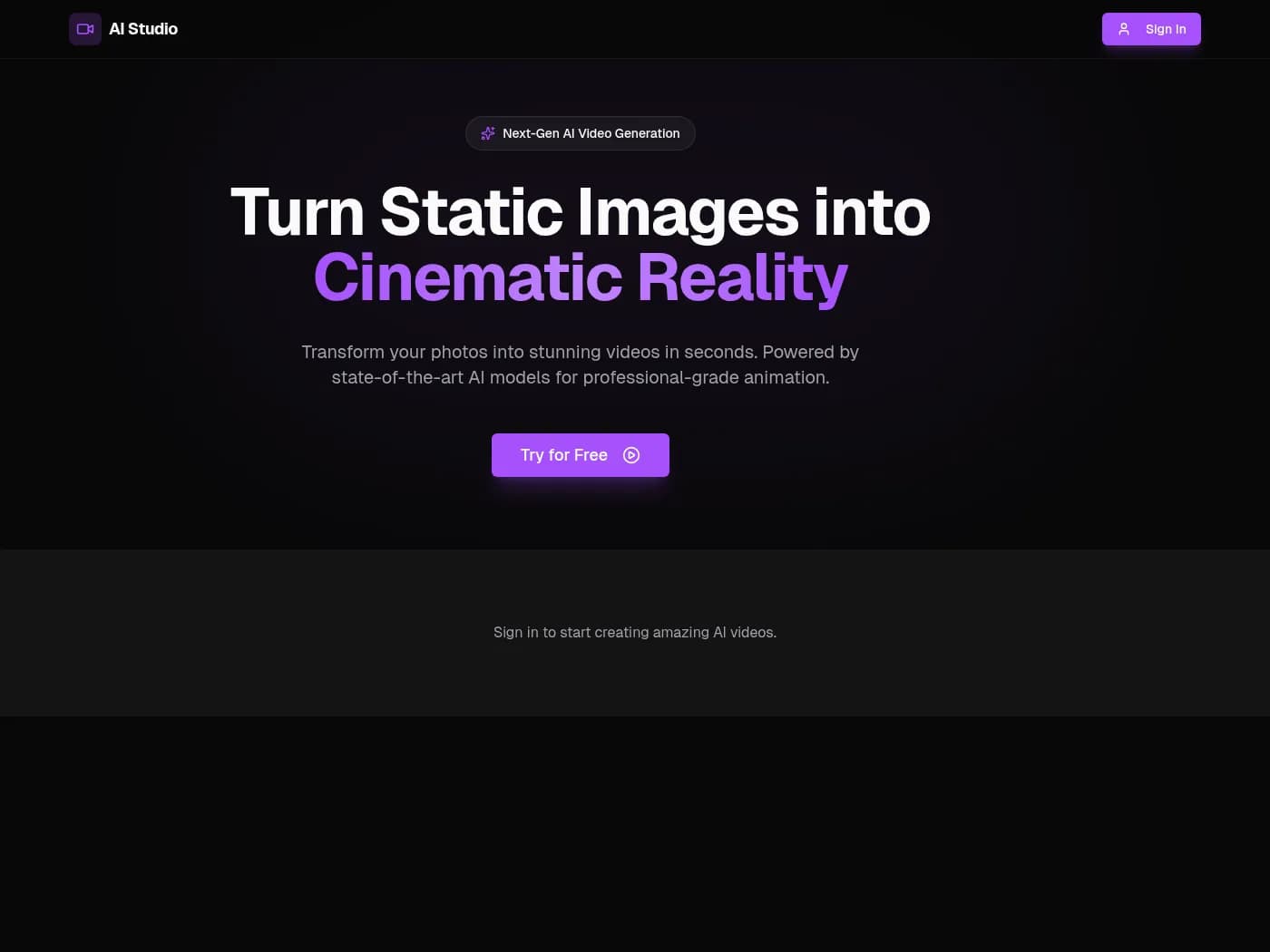 AI Image2Video Studio