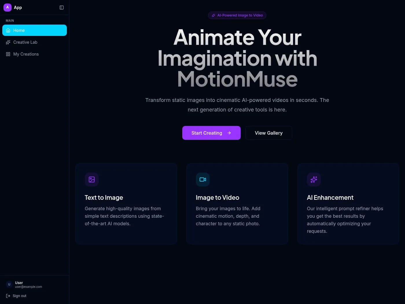 MotionMuse AI Clone