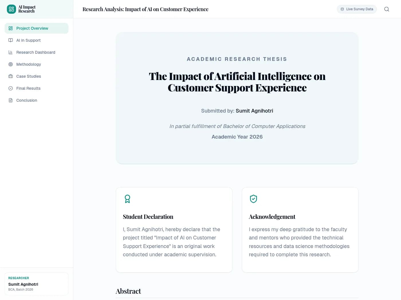 AI Impact Dashboard