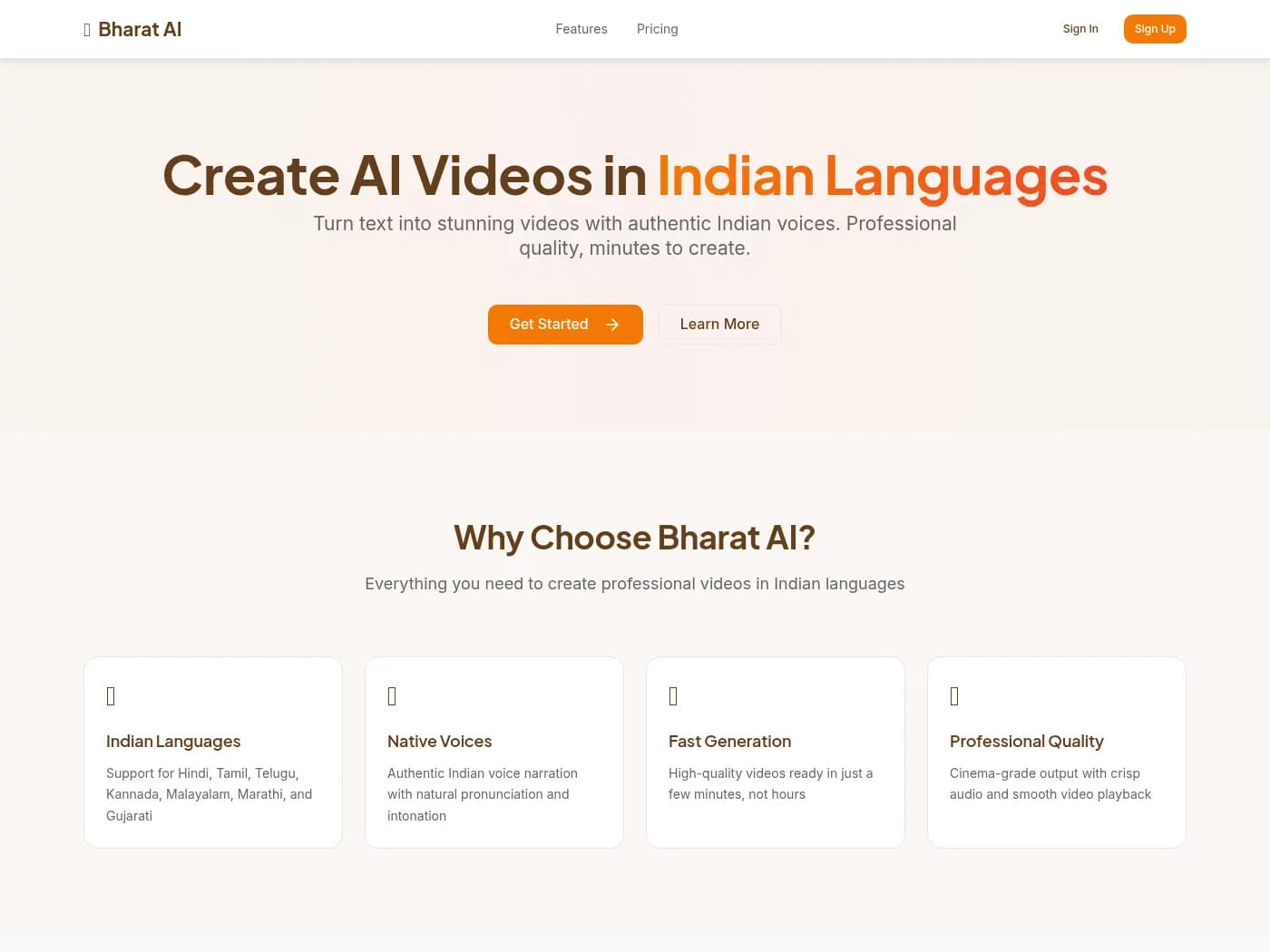 Bharat Video AI