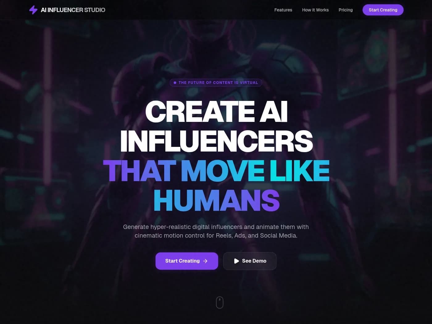 AI Influencer Studio Site