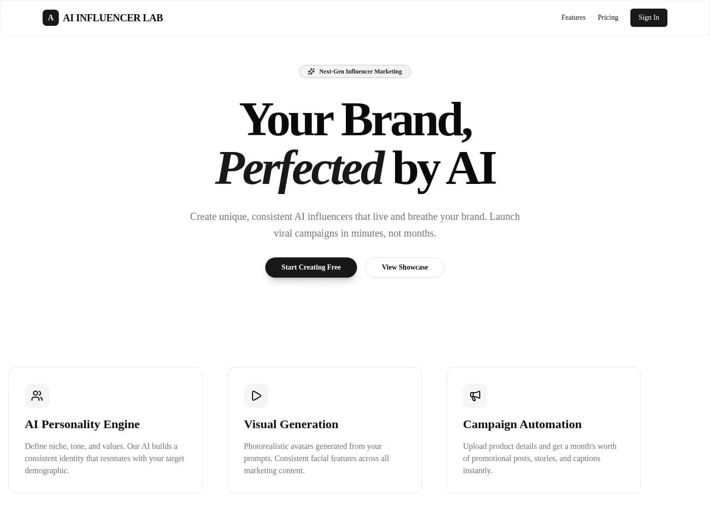 AI Influencer Creator