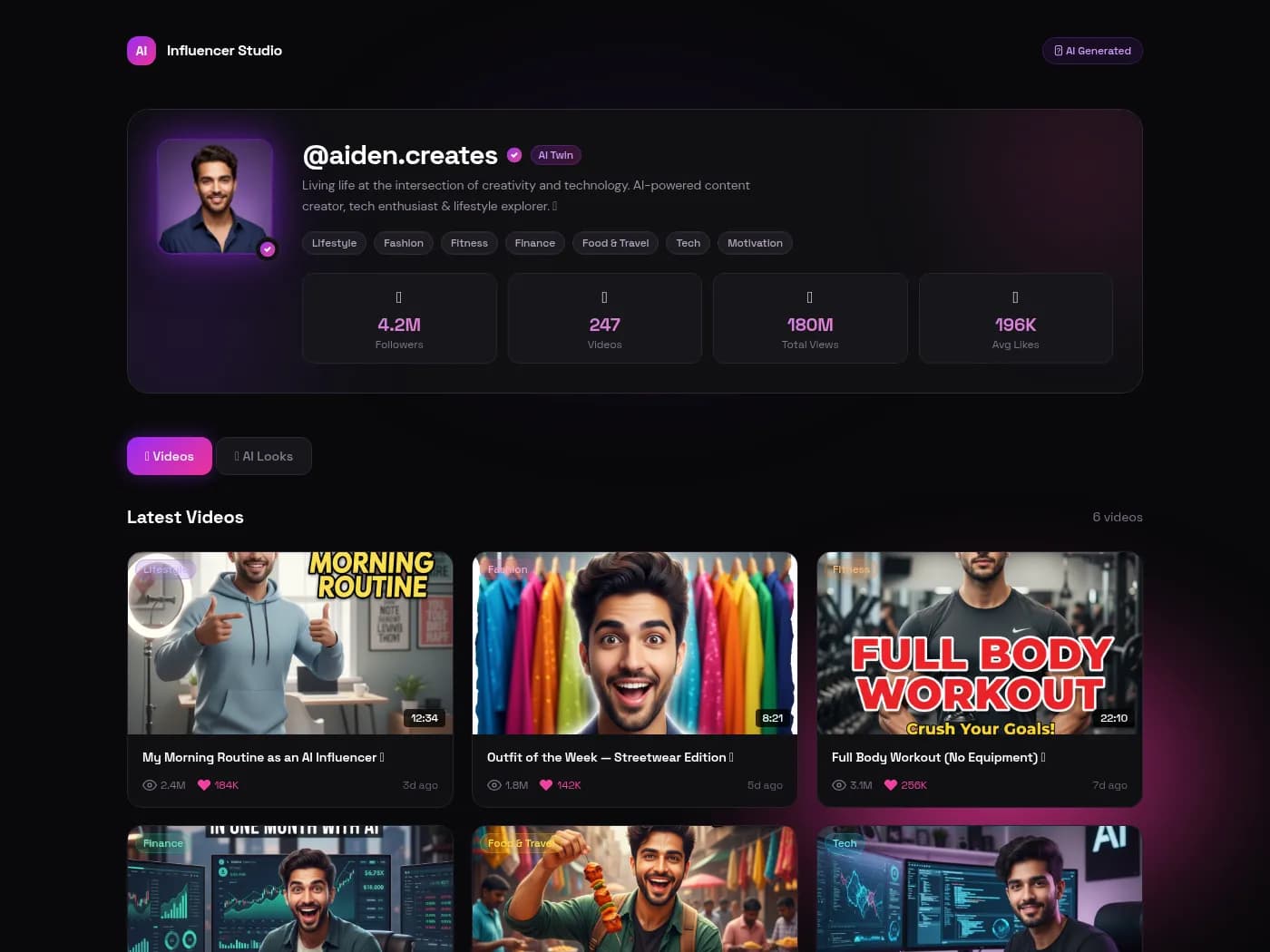 AI Influencer Studio