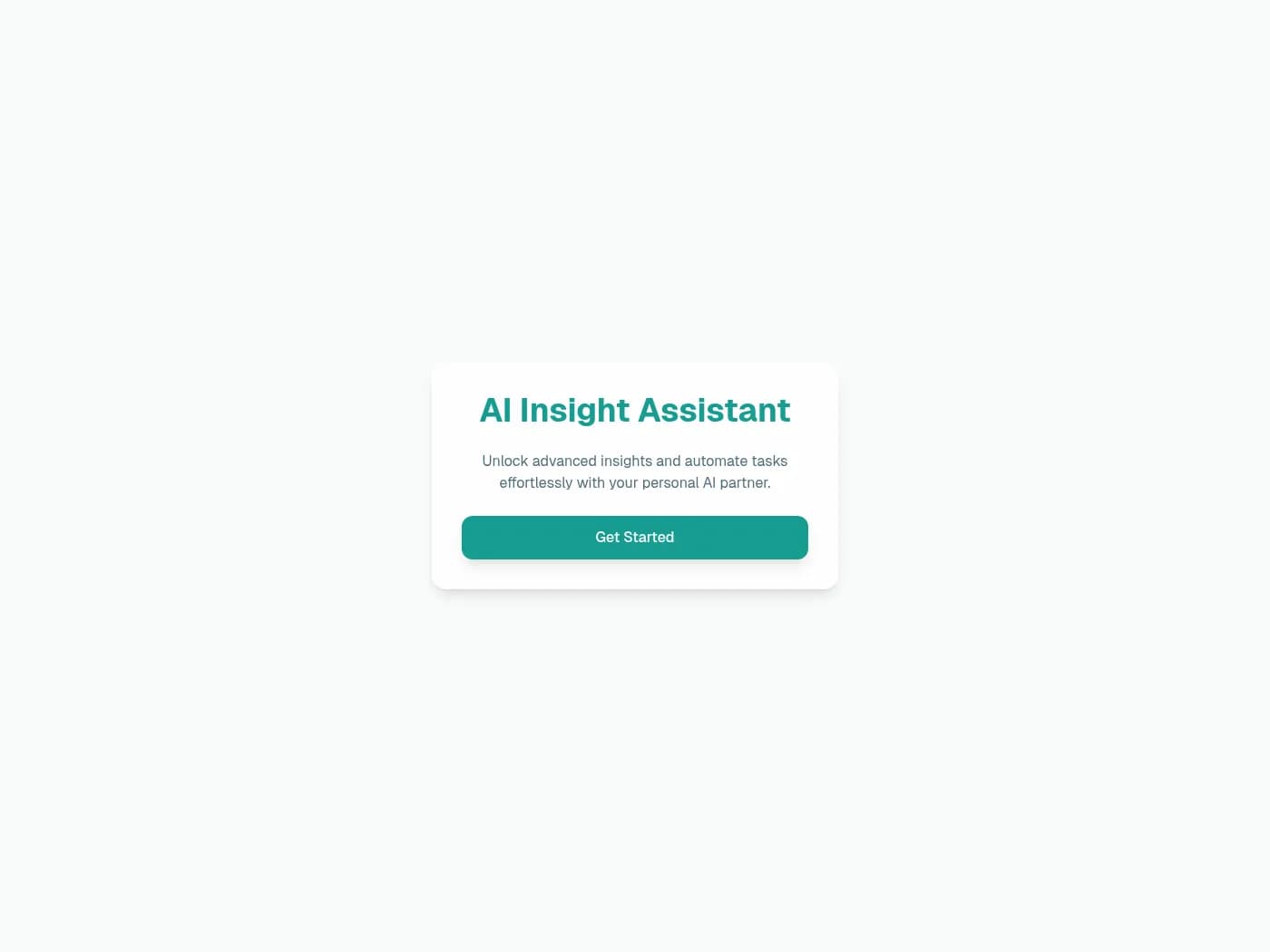 AI Insight Assistant