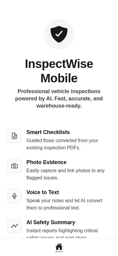 InspectWise Mobile