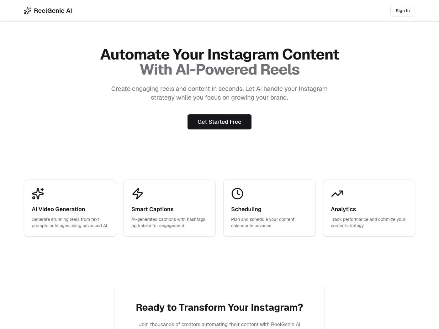 ReelGenie AI