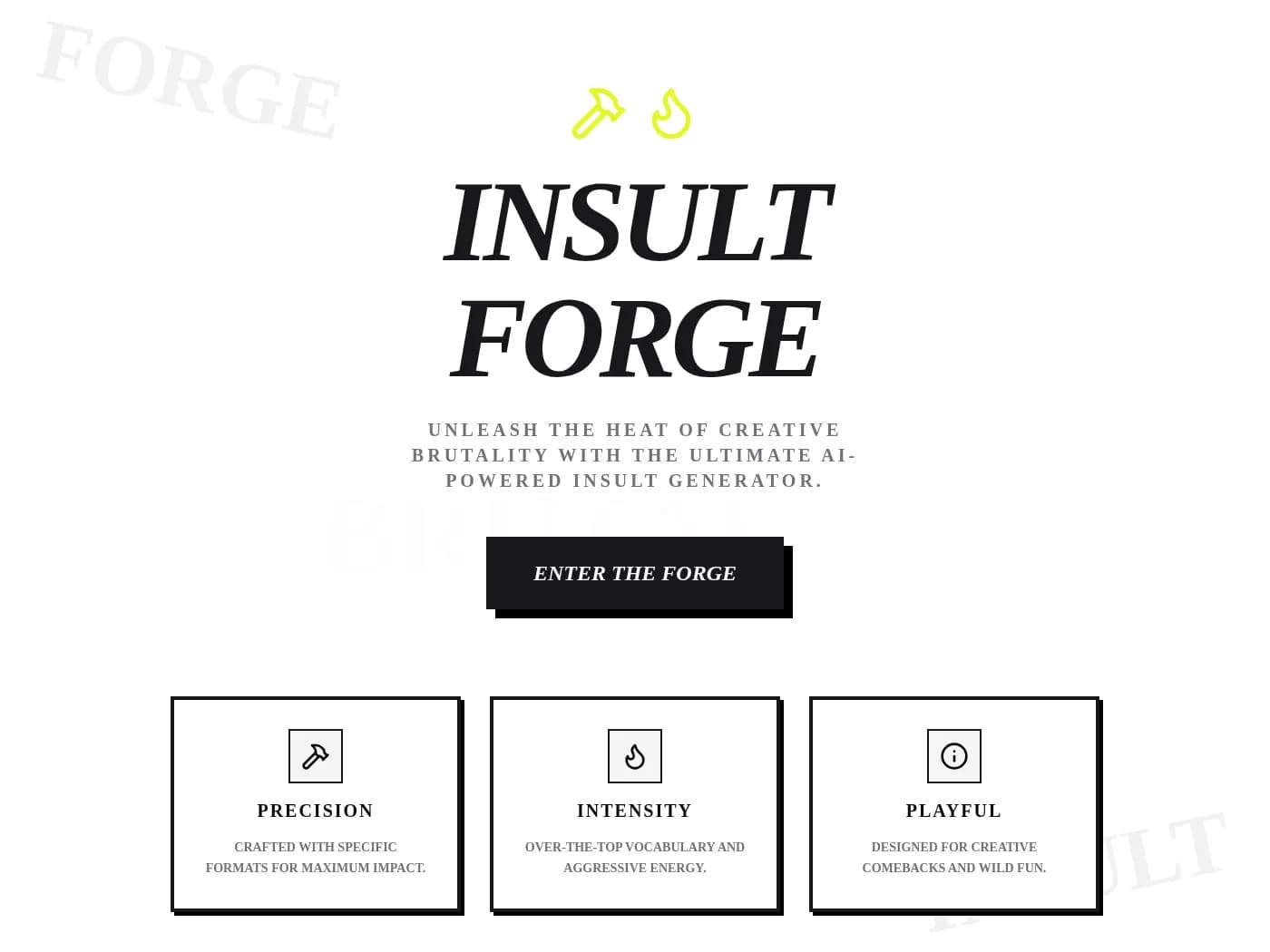 Blink AI Insult Forge
