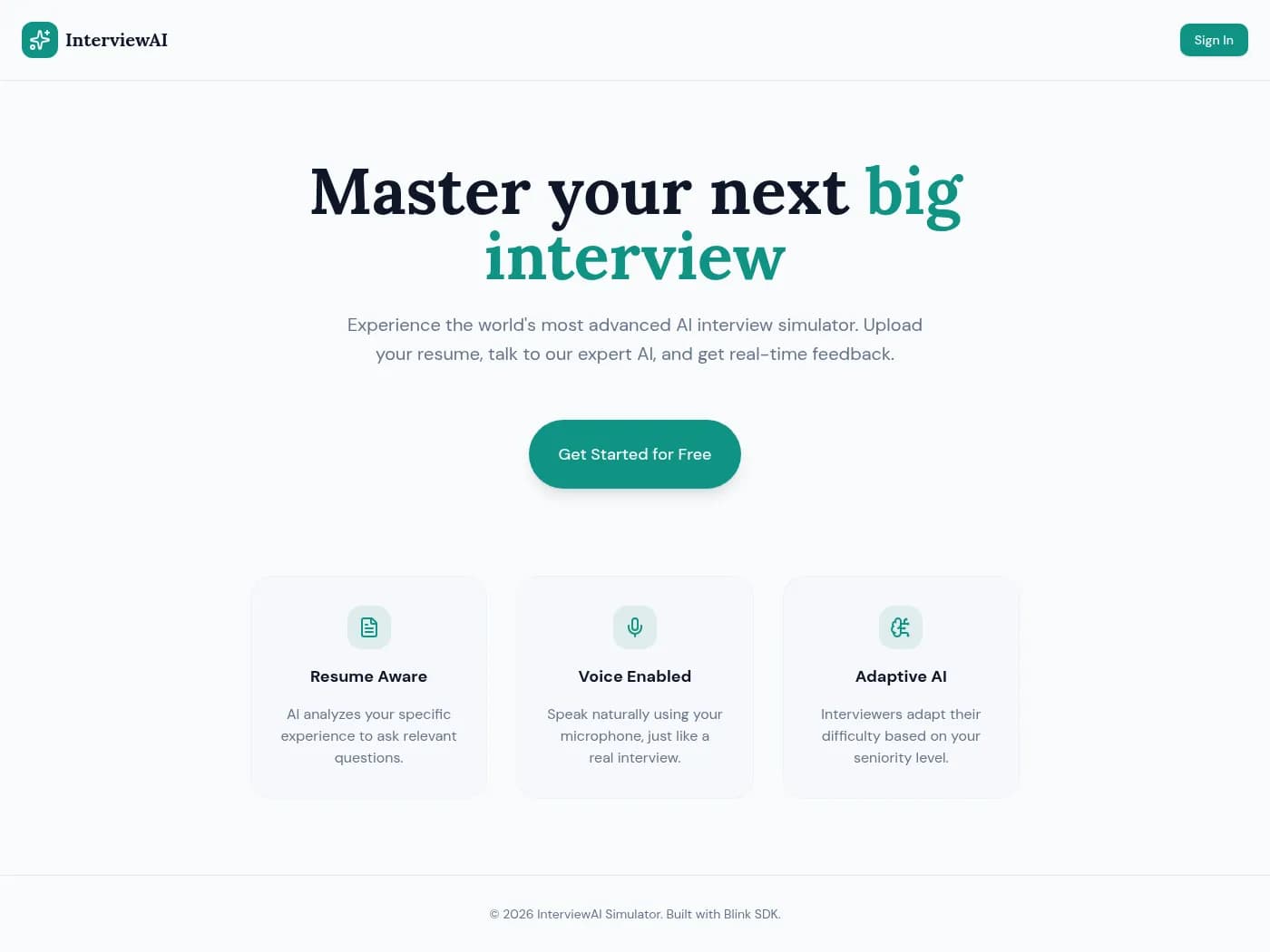 AI Interview Simulator
