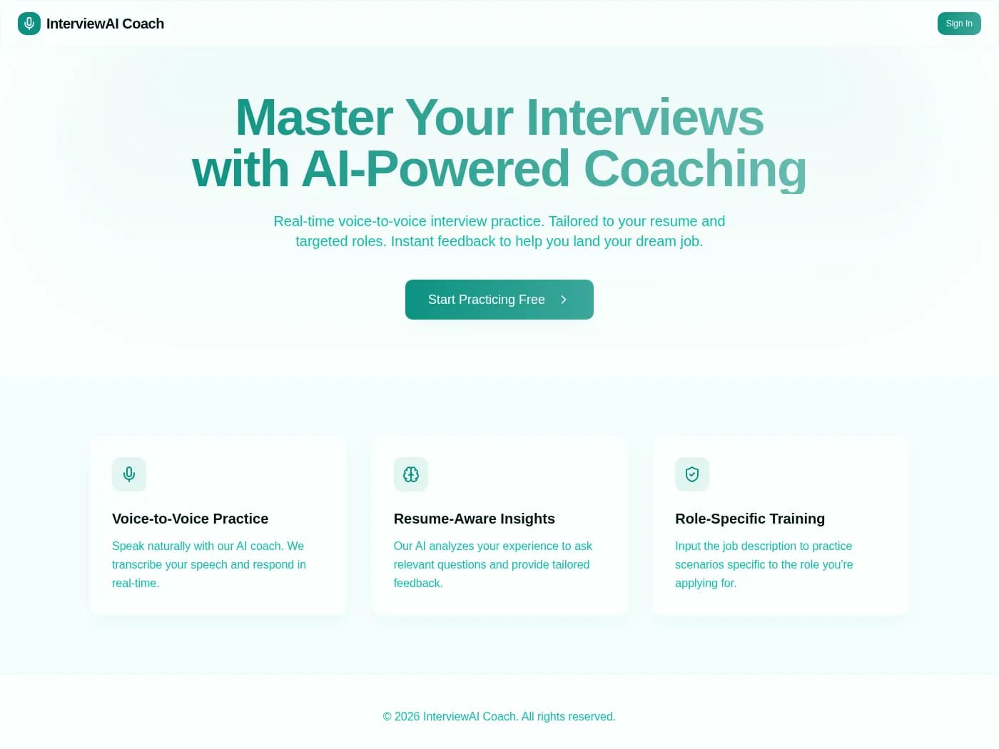 InterviewAI Coach