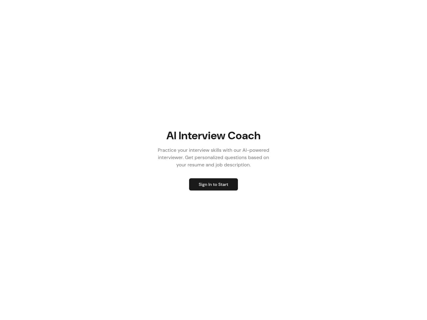 AI Interview Coach