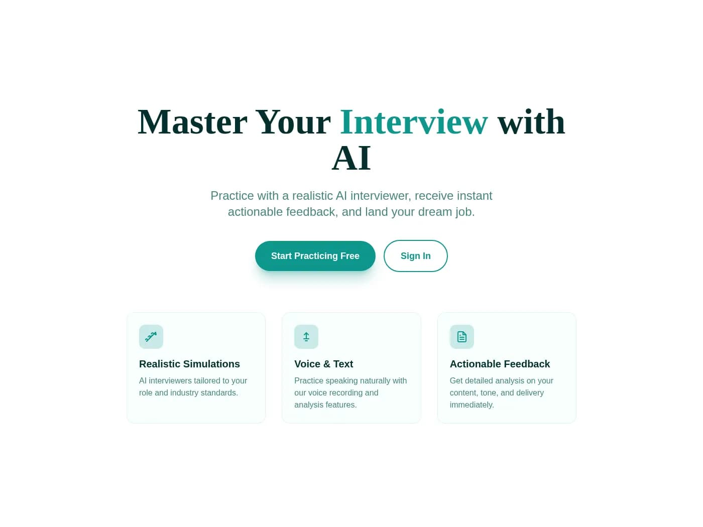AI Interview Coach