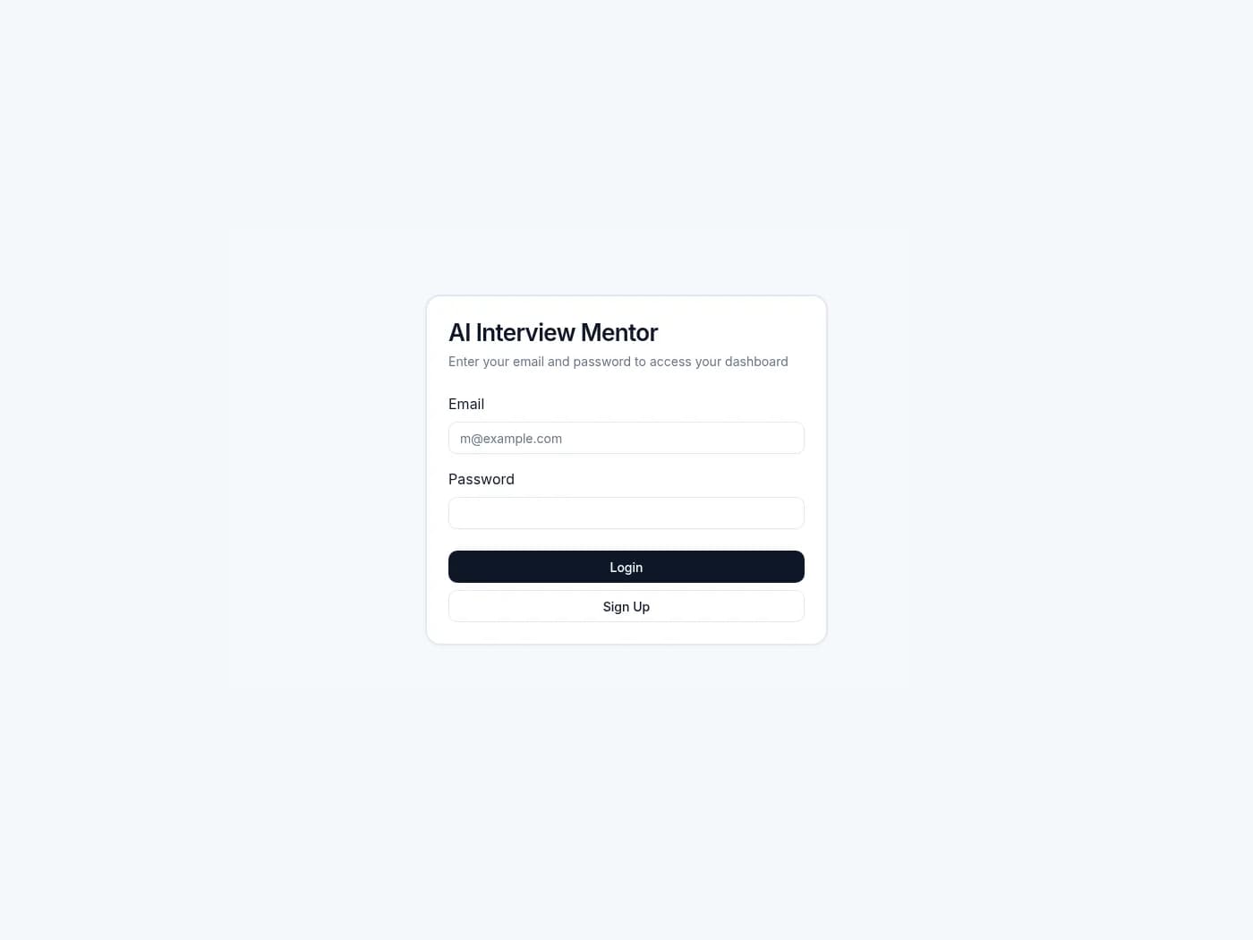 AI Technical Interview Mentor