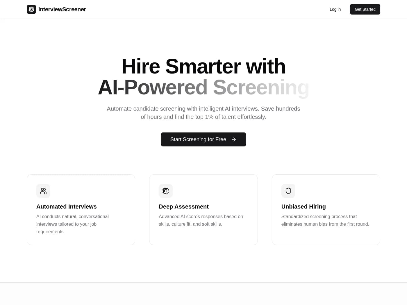 AI Interview Screener