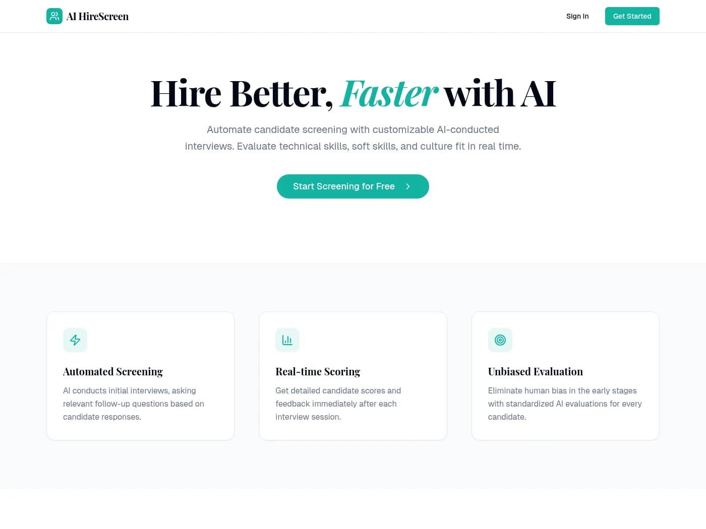 AI HireScreen