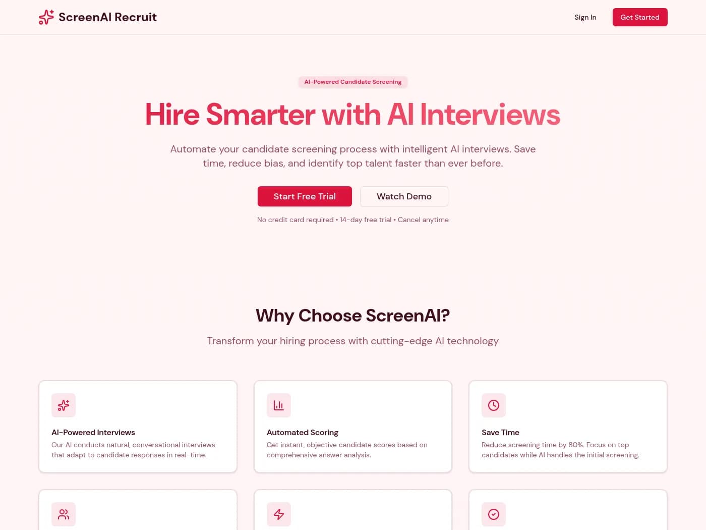 ScreenAI Recruit