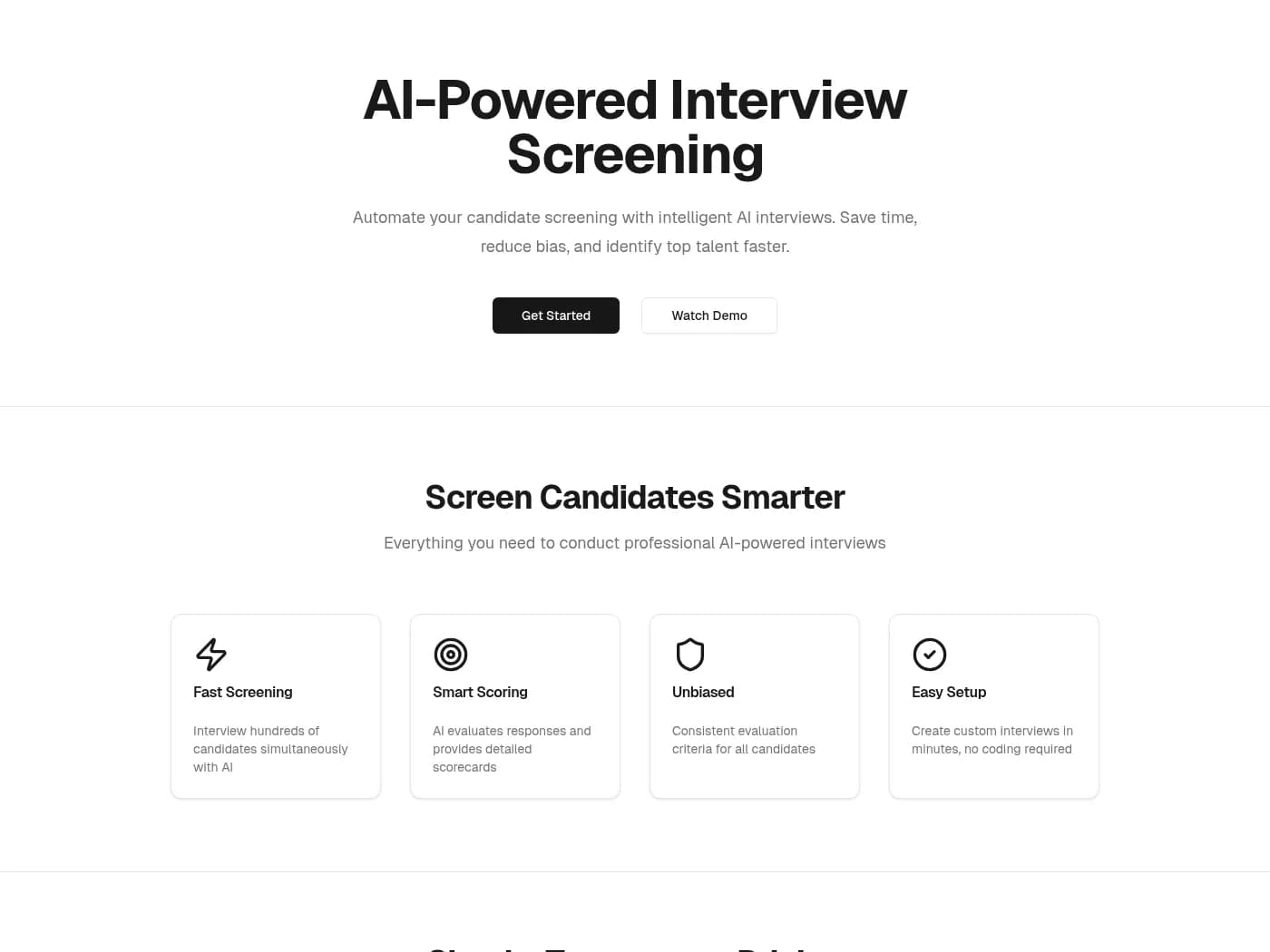 AI Interview Screener