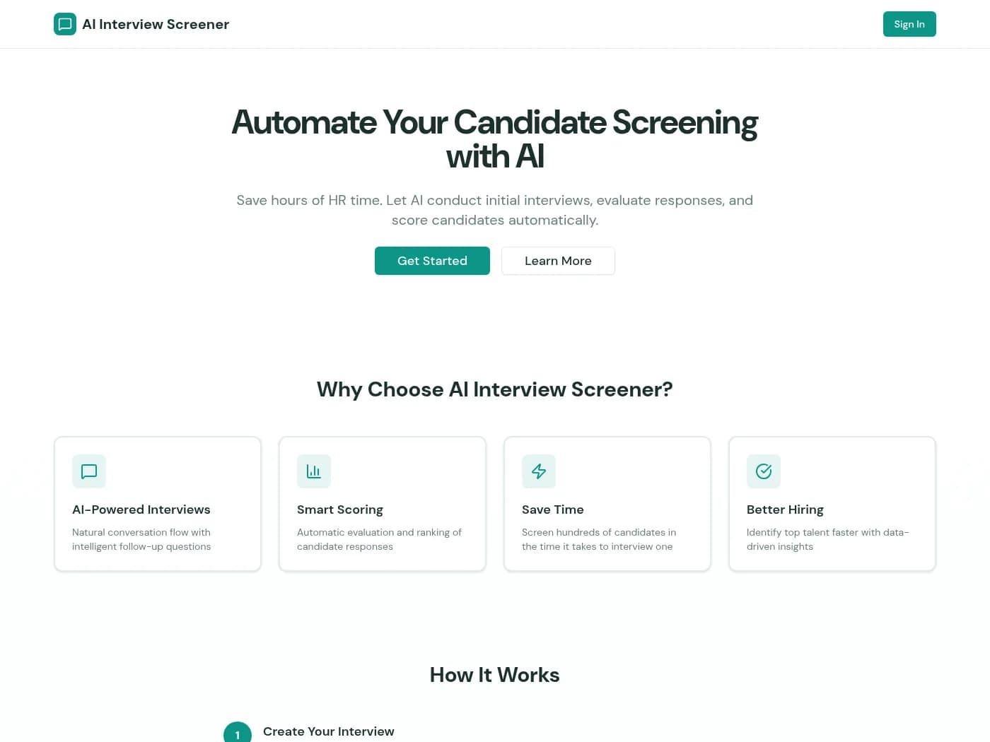 AI Interview Screener
