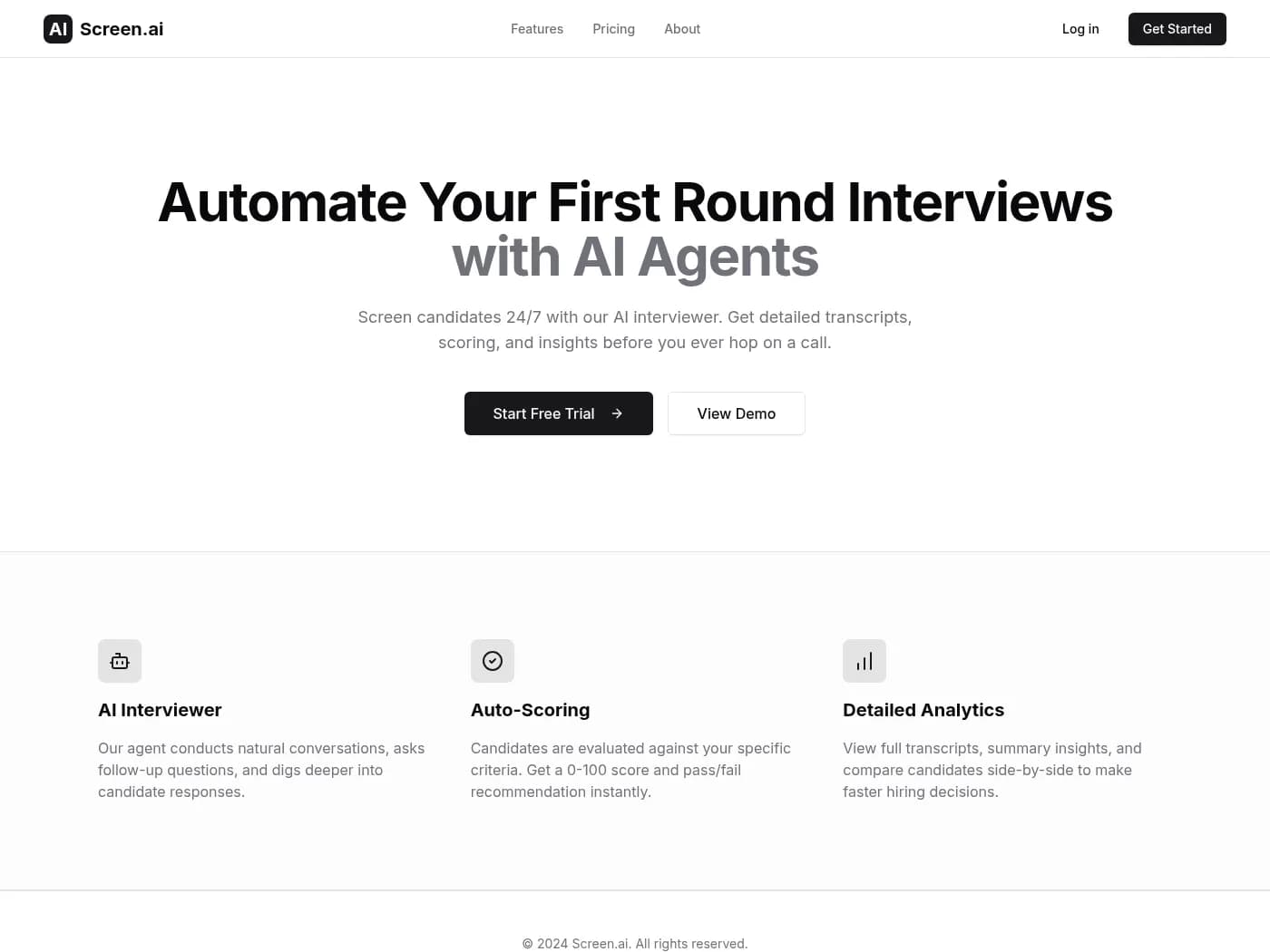 AI Interview Screener