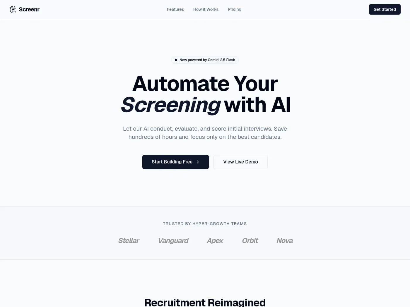AI Interview Screenr
