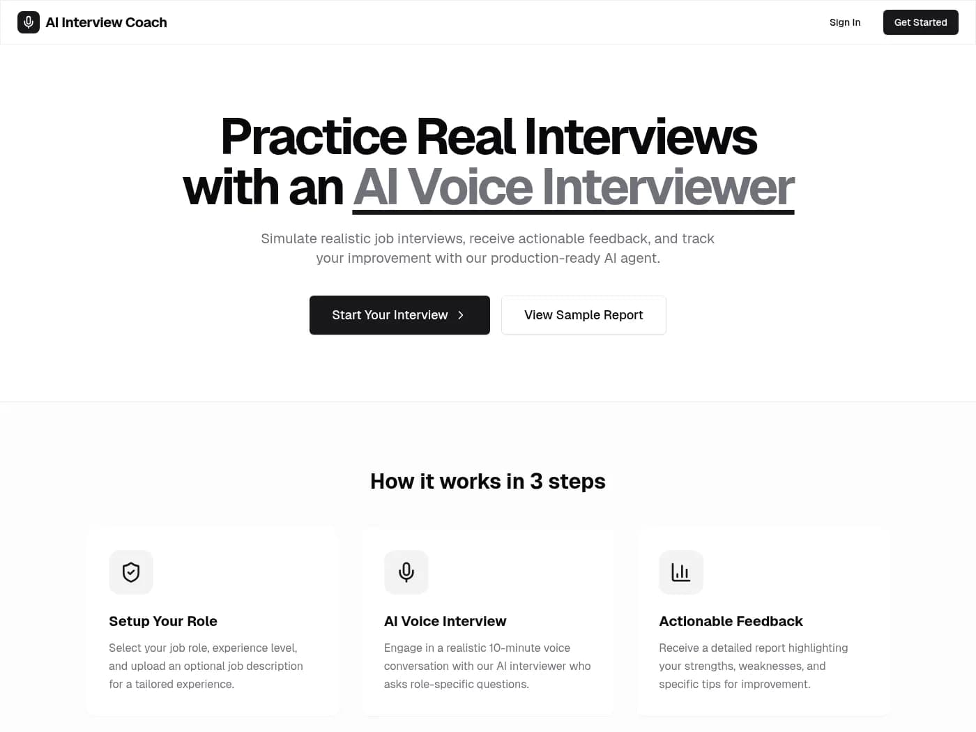 AI Interview Coach