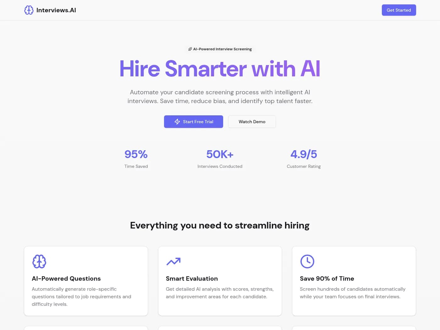 Interviews.AI Platform