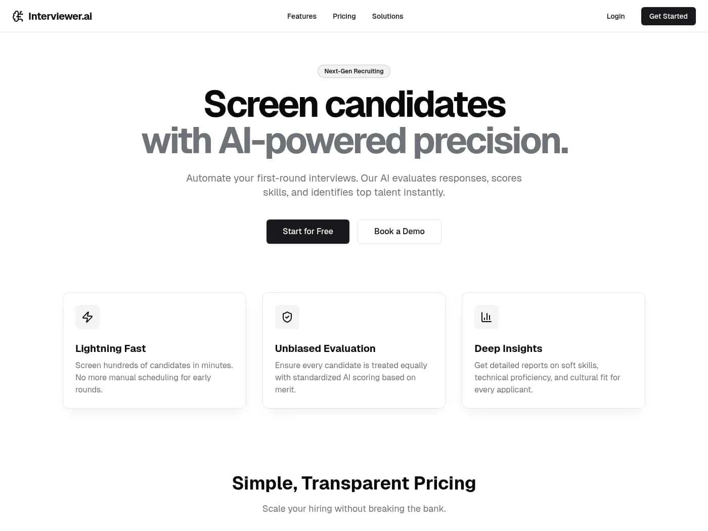 AI Interview Screener