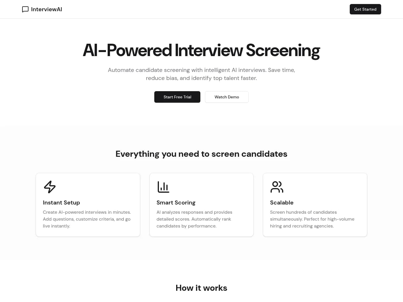 AI Interview Screener