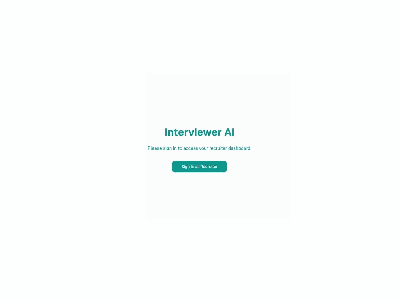 AI Interview Screener